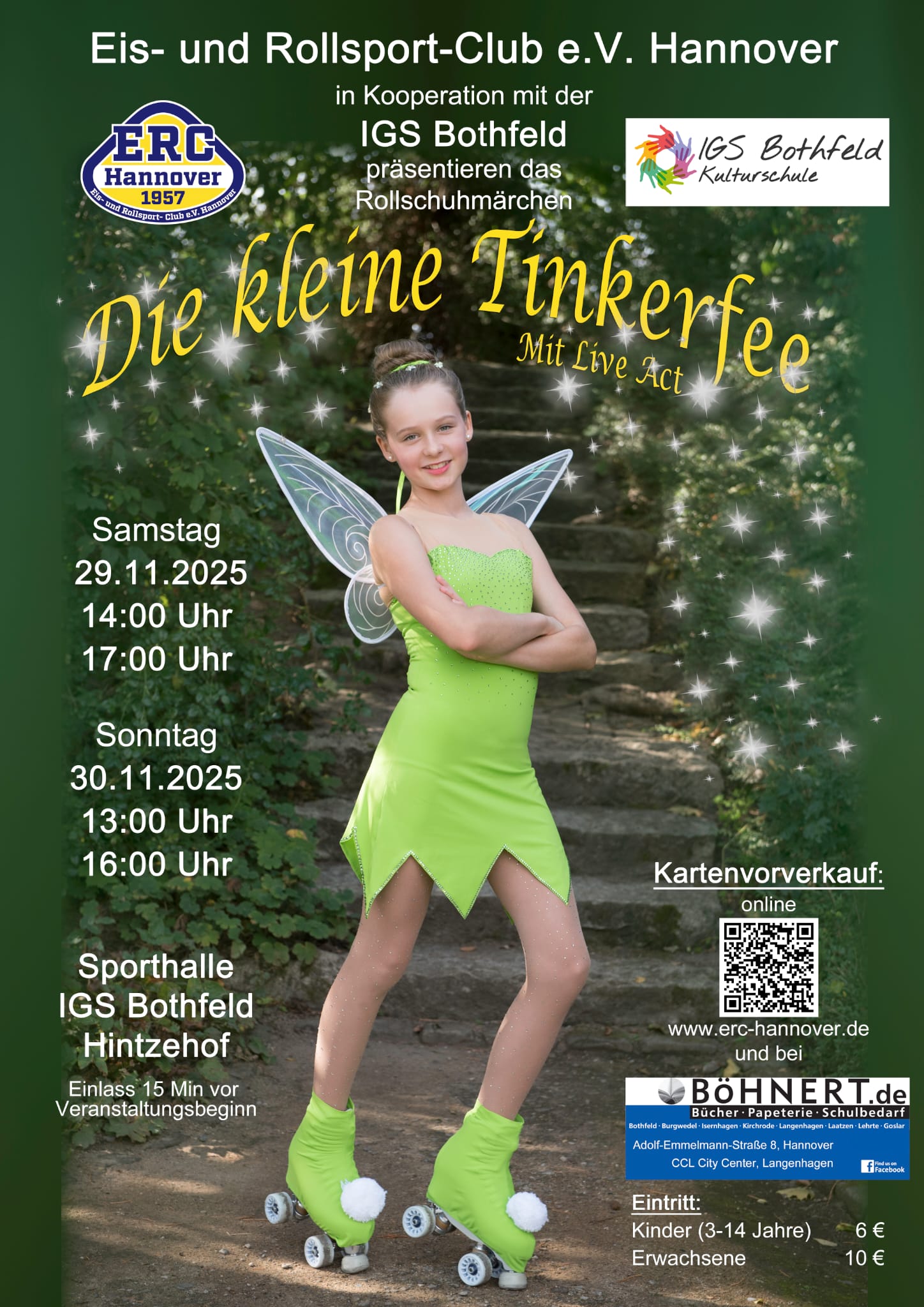 Rollkunstlauf-Märchen „Die kleine Tinkerfee“ - IGS Hannover Bothfeld